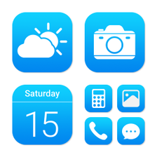 Wow Blue Theme - Icon Pack para Android - Descargar