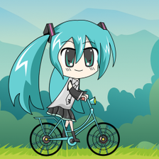 Hatsune Miku Bike Adventure para Android - Descargar