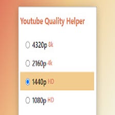 Youtube Quality Helper Google Chrome 용 - 확장 프로그램 다운로드
