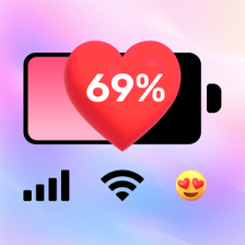 Love Emoji Battery: Status Bar สำหรับ Android - ดาวน์โหลด