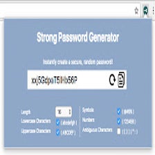 Strong Password Generator for Google Chrome - Extension Download