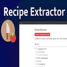Recipe Extractor Google Chrome 용 - 확장 프로그램 다운로드