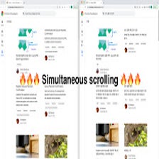 Simultaneous Scrolling para Google Chrome - Extensión Descargar