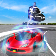 Flying Police Electric Car Sim for Android - Download