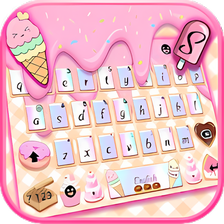 Sweet Donut Pink Drip Keyboard Theme APK para Android - Descargar