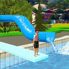 Uphill Rush Aqua Water Park Slide Racing Games APK สำหรับ Android ...