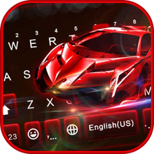 Red Racing Sports Car Keyboard Theme APK para Android - Descargar