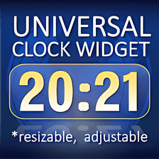 Universal Clock widget 2021 fully customizable cho Android - Tải về