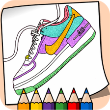 Glitter Sneakers Coloring Book for Android - Download