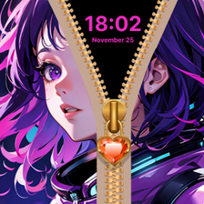 Zipper Lock Screen Wallpaper for Android - Download