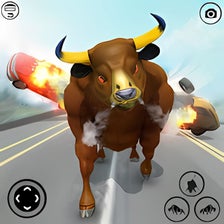 Angry Bull City Attack Game: Animal Fighting Games APK for Android ...