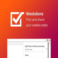 Weekdone - Plan and share your weekly tasks para Google Chrome - Extensión Descargar