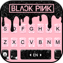 Glitter Black Pink Keyboard Ba for Android - Download