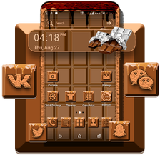 Chocolate Bar Theme Launcher for Android - Download