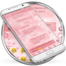 SMS Messages Glitter Heart Theme APK สำหรับ Android - ดาวน์โหลด