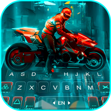 Moto Racer Keyboard Background for Android - Download