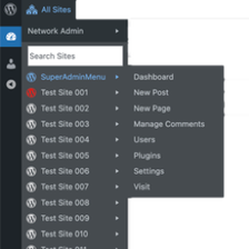 Super Admin All Sites Menu pour WordPress - Télécharger