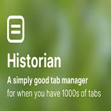Historian - Better Tab Manager für Google Chrome - Erweiterung Download