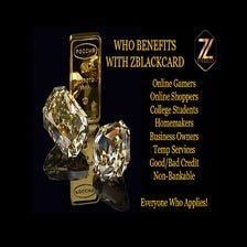 ZBlackCard Luxury Metal Prepaid Debit Card for Google Chrome ...