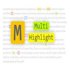 Multi Highlight para Google Chrome - Extensión Descargar