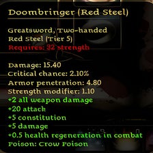 Doombringer for Dragon Age Origins - Mod Download