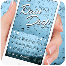 Blue Raindrops Keyboard Theme APK per Android - Download