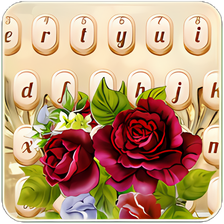 Luxurious Golden Rose Keyboard para Android - Descargar