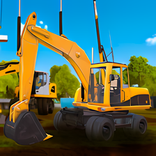 Heavy Excavator - Real Crane Driving Simulator 3D für Android - Download