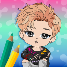 Anime K-POP Idol Chibi Coloring Book for Android - Download