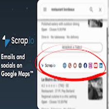 Emails and social networks on Google Maps - Scrap.io Google Chrome 용 - 확장 프로그램 다운로드