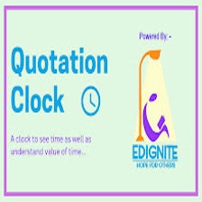 Quotation clock para Google Chrome - Extensión Descargar