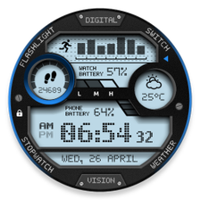 Digital Vision Watch Face para Android - Descargar