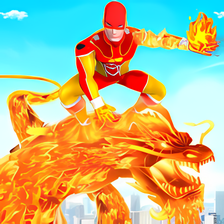 Android 용 Flying Fire Hero Robot Rescue - 다운로드