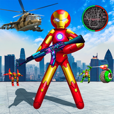 Iron Stickman Rope Hero War Ga for Android - Download