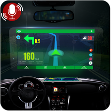 Voice Gps navigation maps: HUD speedometer APK para Android - Descargar