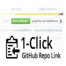 1-Click GitHub Repo Link Google Chrome 용 - 확장 프로그램 다운로드
