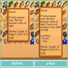 Extra Fish Information for Stardew Valley - Mod Download