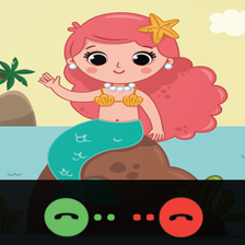 Fake call from cute Mermaid for Android - Download