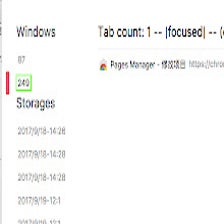 Pages Manager Google Chrome 용 - 확장 프로그램 다운로드