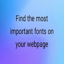 Font inspector สำหรับ Google Chrome - ส่วนขยาย ดาวน์โหลด