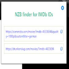 NZB finder for IMDb IDs para Google Chrome - Extensión Descargar