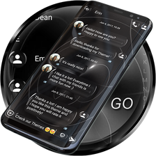 SMS Theme Black Sphere - chat APK per Android - Download