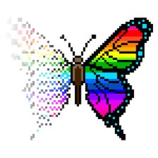 Butterfly Pixel Art for iPhone - Download