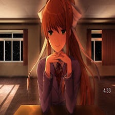 Just Monika Screen Saver : DDLC for Google Chrome - Extension Download