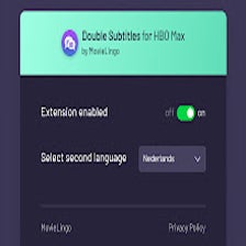 Double Subtitles for HBO Max by MovieLingo Google Chrome 용 - 확장 프로그램 다운로드