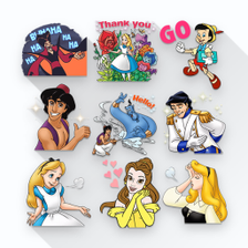 Sticker WA Cartoon Princess Lo para Android - Descargar
