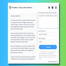 Free AI Love Letter Generator - AIFreebox pour Google Chrome ...