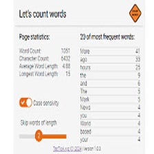 Count Words for Google Chrome - Extension Download