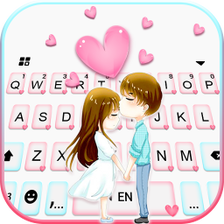 Romantic Couple Heart Keyboard Theme for Android - Download