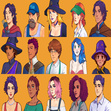 lunakatt's DCBurger Style Portraits for SVE for Stardew Valley - Mod ...